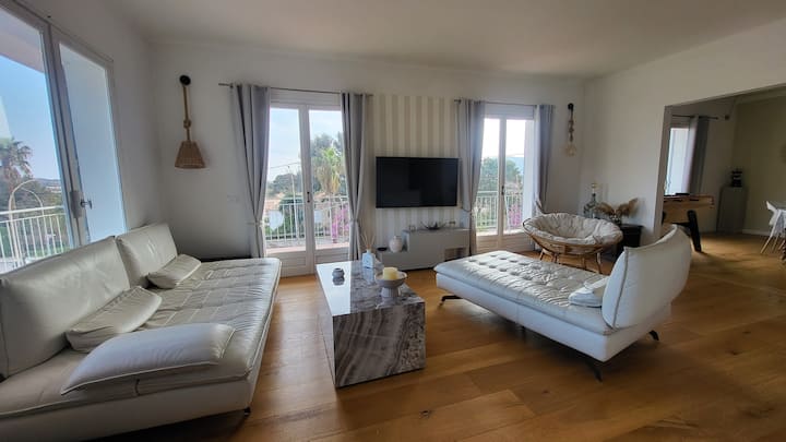 Maison Climatisée Vue Mer Jardin Piscine - Six-Fours-les-Plages