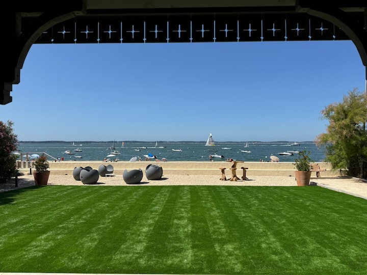 Villa D’exception Front De Mer Accès Plage Piscine - Arcachon