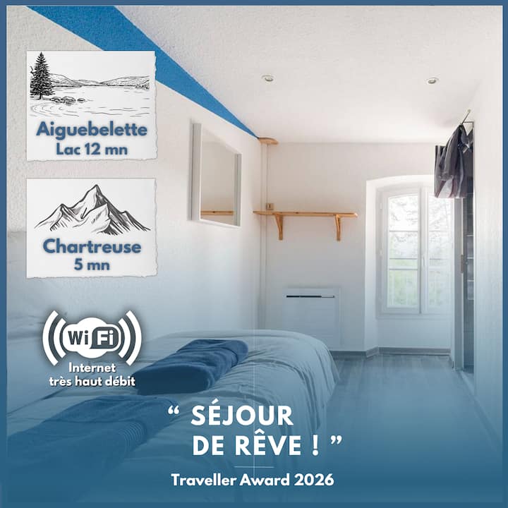 T2 Cosy | Chartreuse & Lac - Détente & Sport - A43 - Lac d'Aiguebelette