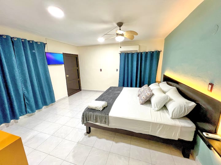 Depto 3. A Dos Calles De Laguna Y Cinco Del Centro - Bacalar