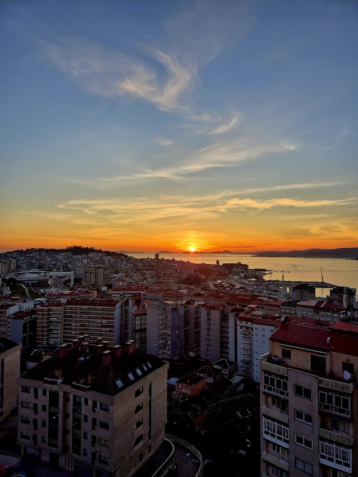 Vistas Aragón. - Vigo