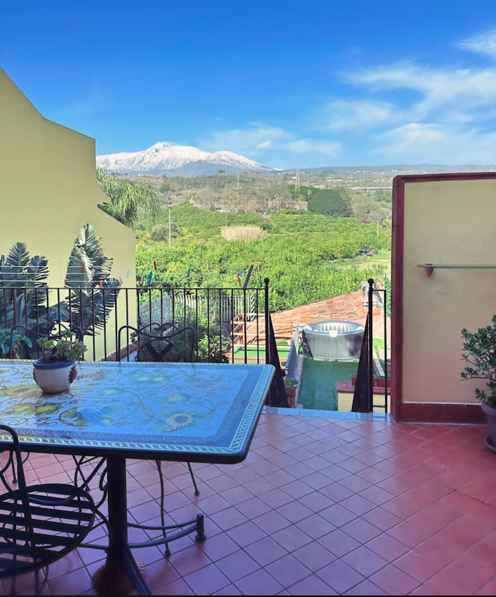 Sea, Etna, Taormina: Casa Limoneto & Jacuzzi - Milo