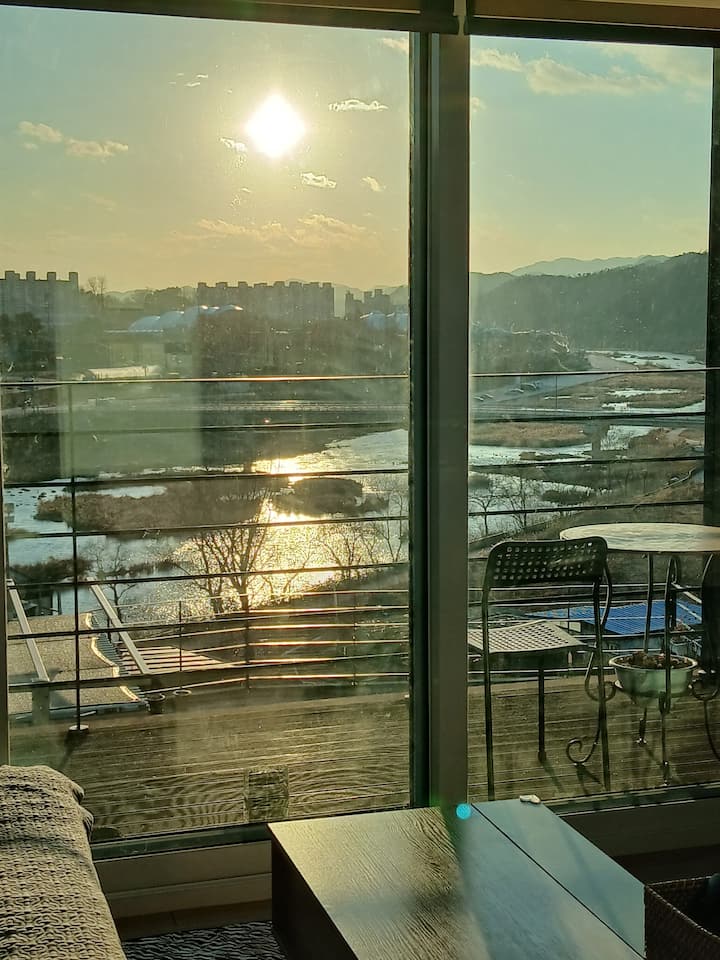 섬강하늘아래 - 원주시