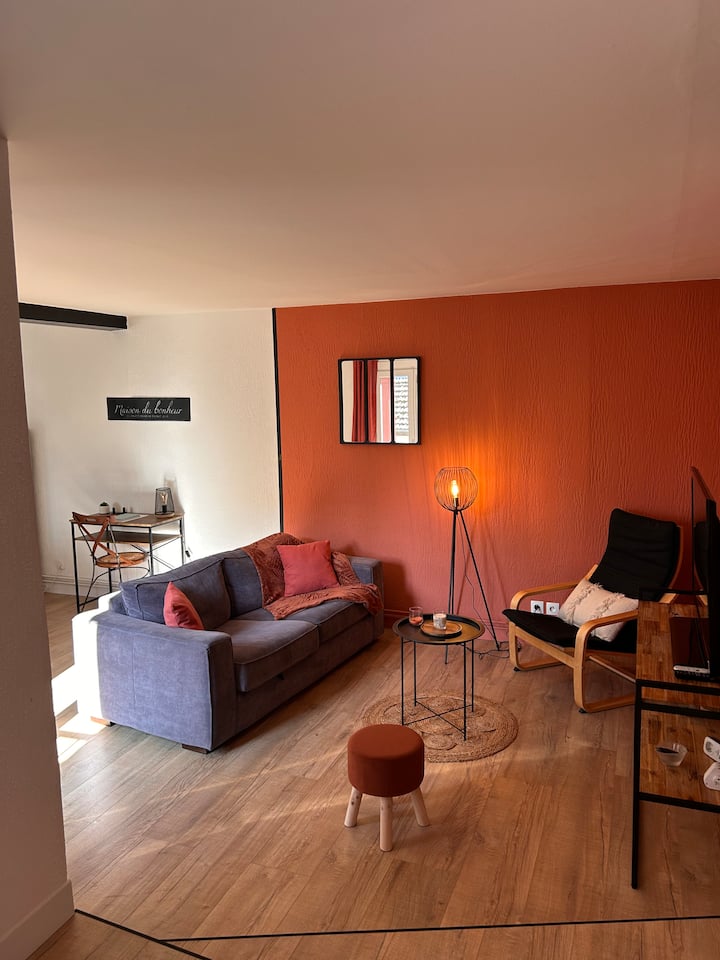 Grand T3 Lumineux Idéal Famille/amis + Parking - Épernay