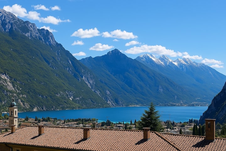 Appartamento Stupenda Vista Del Lago Di Garda - Riva del Garda