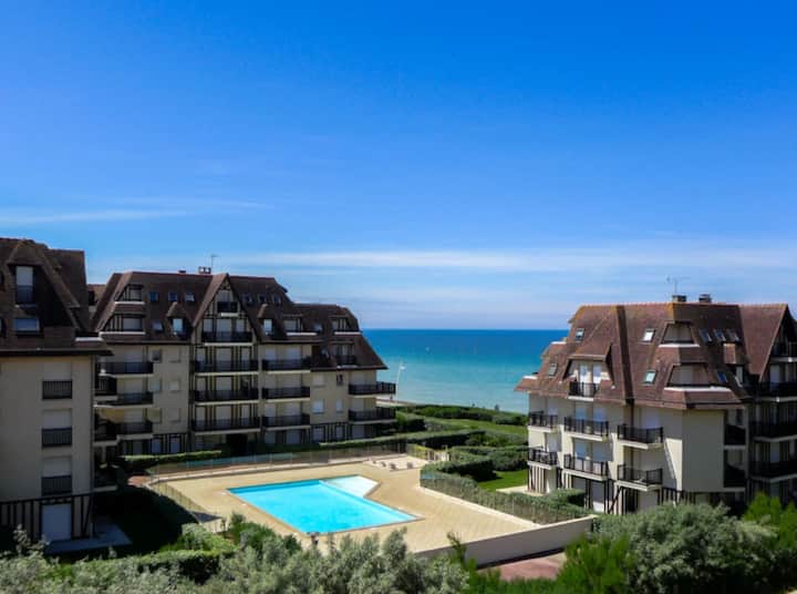 Cabourg: Plage à 2 Pas, Piscine Chauffée, Parking - Houlgate