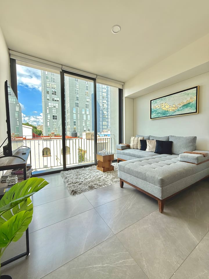 Modern Apt With Great View In Colonia Americana - Guadalajara