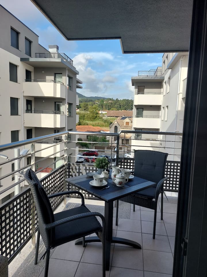 Piso En La Playa Con Wifi, Garaje Y Terraza. - Villagarcía de Arosa