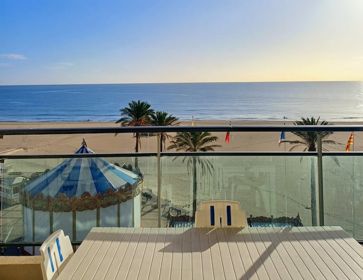 Appartement Climatisé, Vue Mer Avec Garage - Canet-en-Roussillon