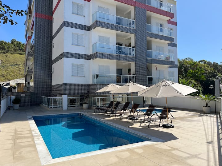 6 Min A Pé Da Praia Grande/churrasqueira Na Sacada - Ubatuba