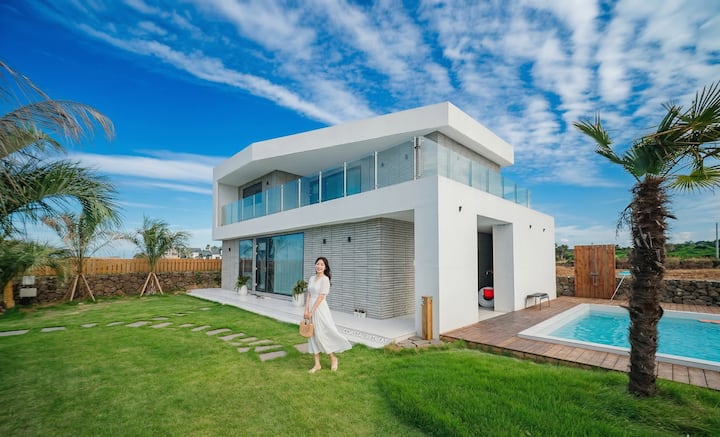 Ocean View Villa|pool+jacuzzi+sauna+cinema|dotlwat - South Korea