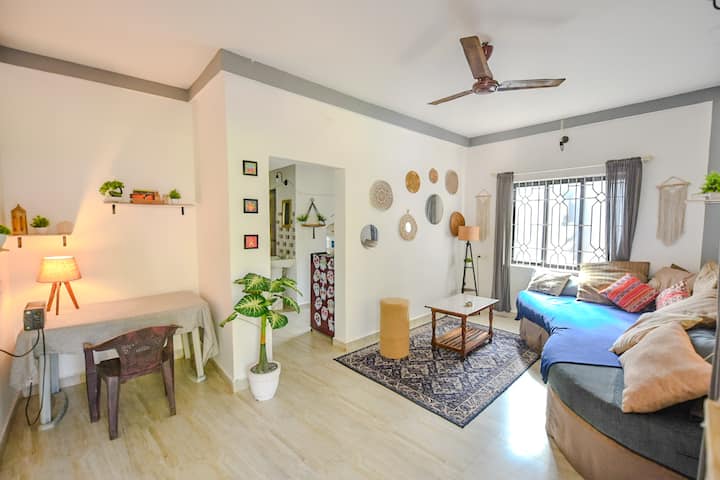 Stylish & Cozy 1bhk W/ac & Fast Wifi - Goa