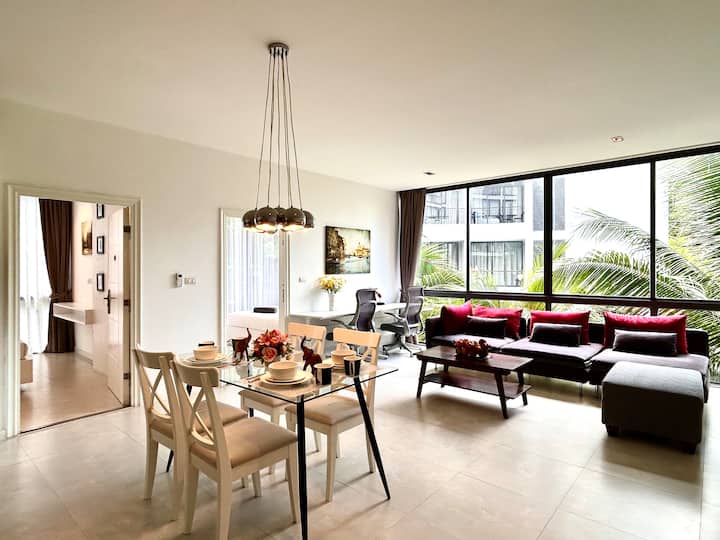 Spacious 90sqm 2br|wfh Setup|5-shops @ Door [B13] - パトンビーチ