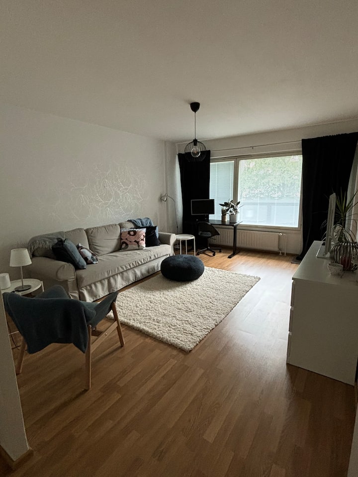 Kotoisa Kaksio Keskusta-alueella - Pori