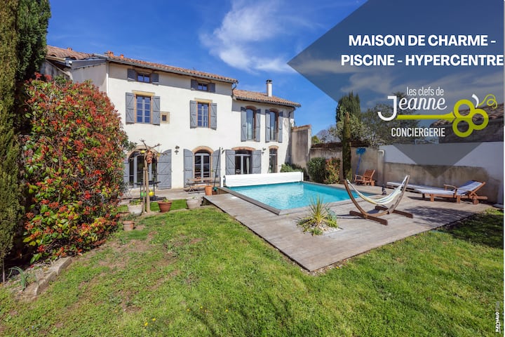 Maison De Charme - Piscine - Hypercentre - 300m2 - Tarn