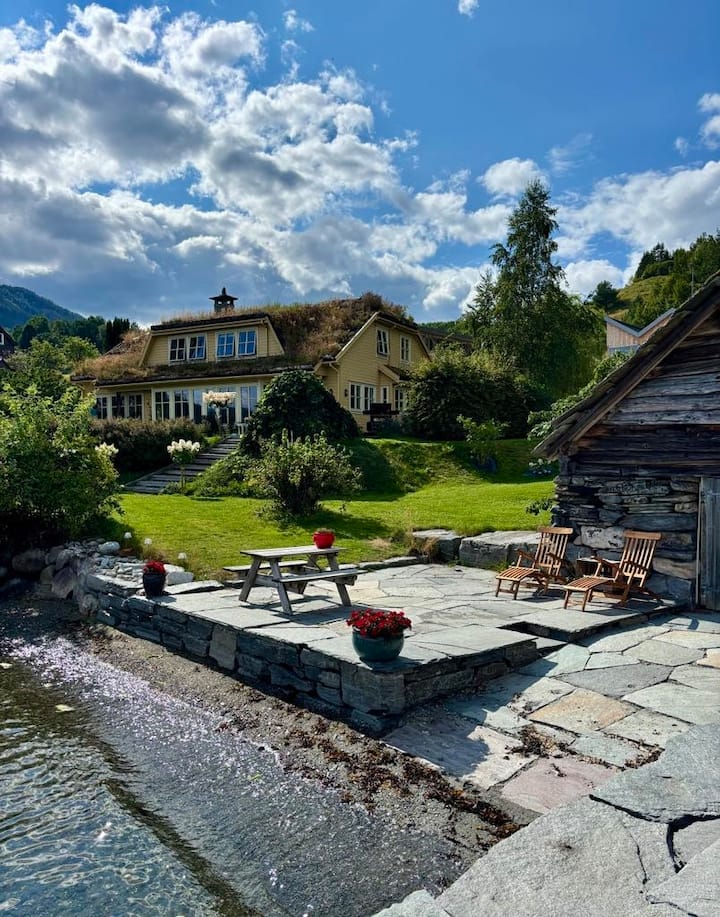 Privat Strand Eiendom Med Fantastisk Utsikt - Norway