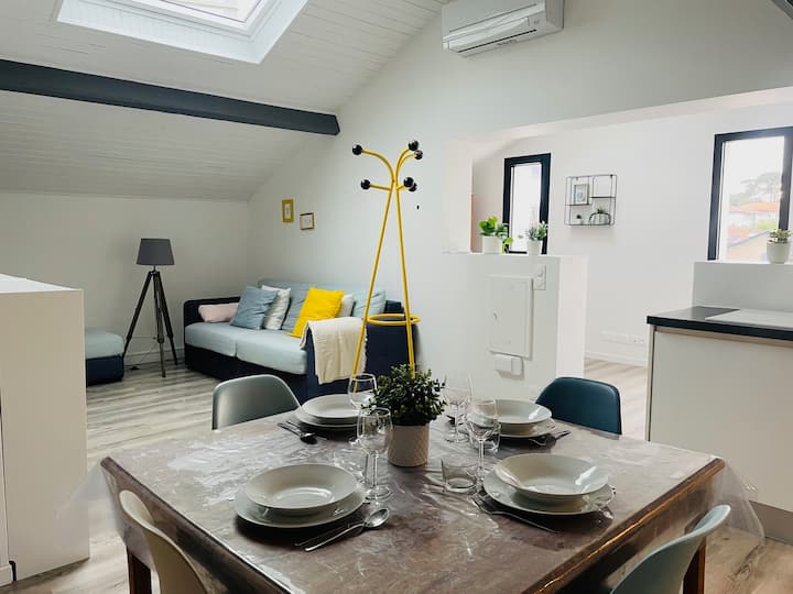 Anglet / Biarritz – T3 – 4 Pers – Parking & Clim - Anglet