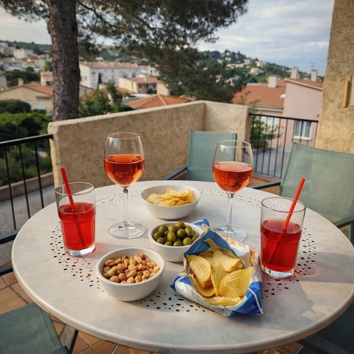 T2 Terrasse Ombragée Au Calme - Parking - Colliure