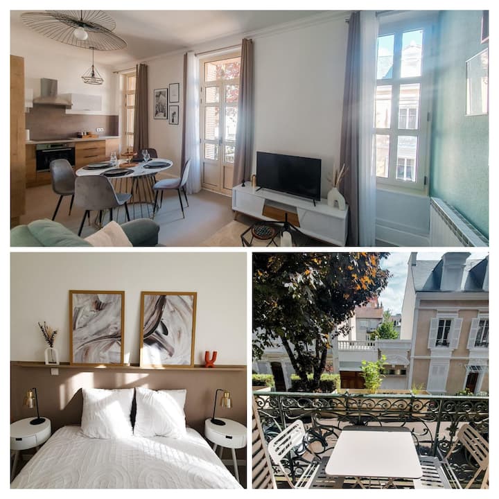 Bel Appartement T3 Avec Balcon Quartier De France - Vichy