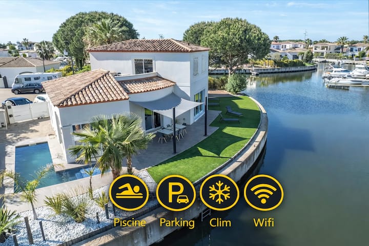 Marina 170m2 Piscine - Aigues-Mortes