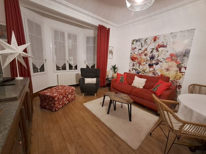 Appartement Cosy, 75m2, Parking,  Lac à 200m - Annecy