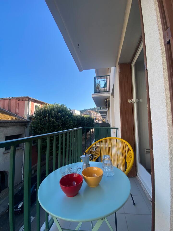 Bel Appart Deco T2, Lumineux, 2 Balcons, Calme! - Sète