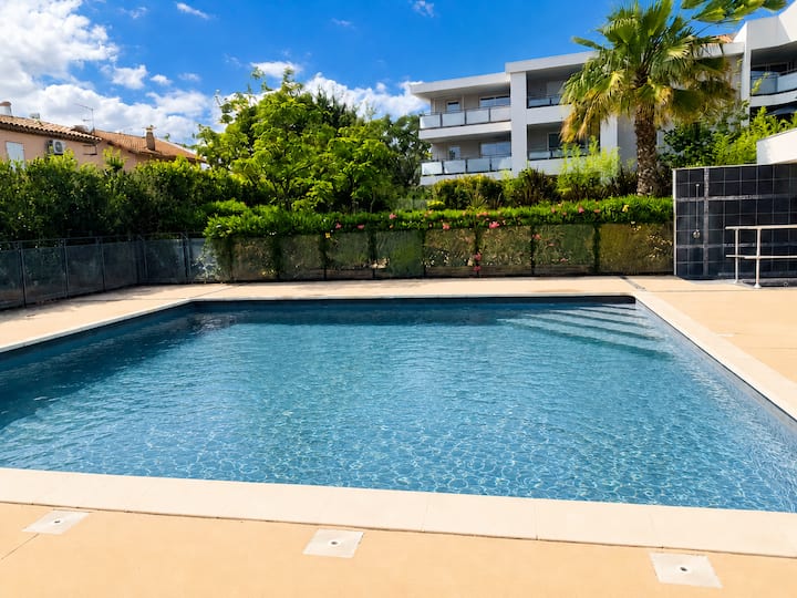 Appartement 3 Chambres Jardin Piscine 7 Personnes - La Ciotat