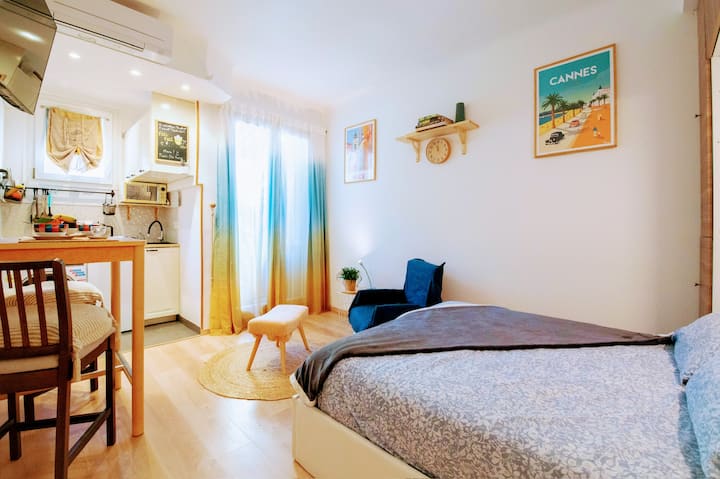 Haliviera ~ Cozy Studio Au Calme à 1mn De La Plage - Nice