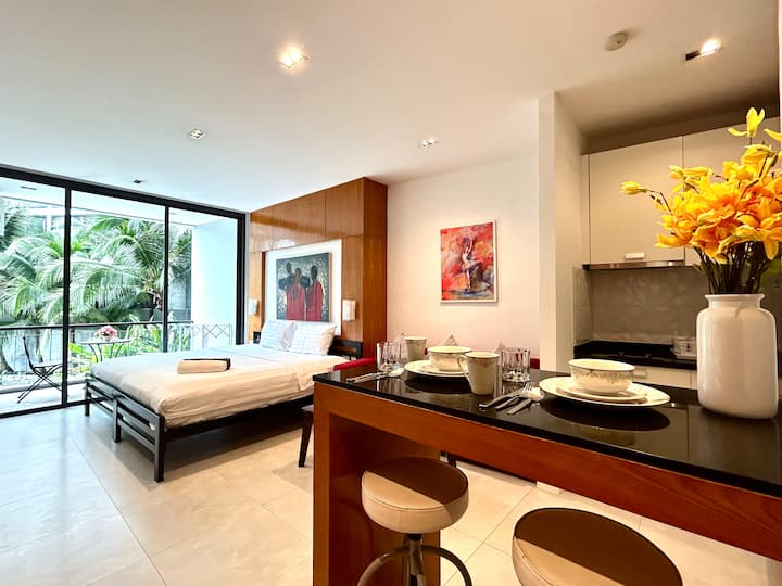 Big Remote Studio|500mbps|5-supers Nearby[d23] - Patong Beach