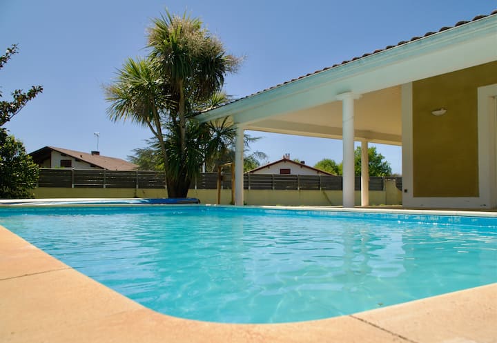 Belle Villa, Piscine, 3 Chambres - Sanguinet