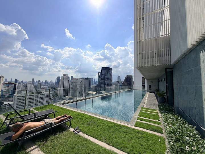 2king Beds/sky Pool/gym/t21/bts+mrt@asok/sukhumvit - Bangkok