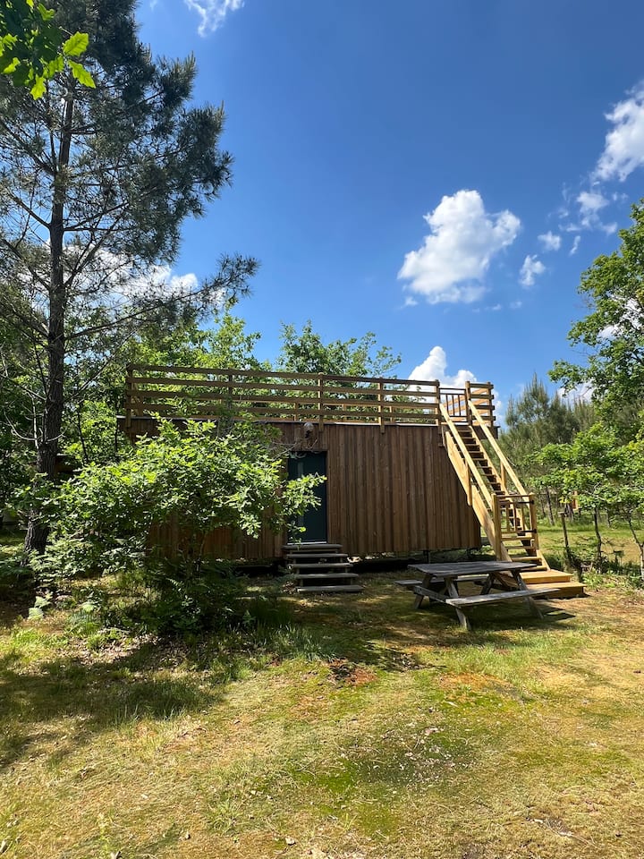 Superbe Tiny House Avec Toit Terrasse - Carcans