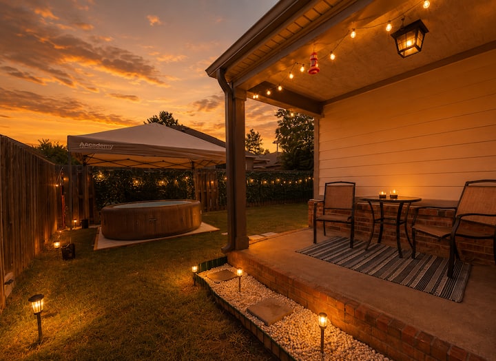 Fayetteville Oasis | Hot Tub Game Room - By U Of A - Fayetteville, AR