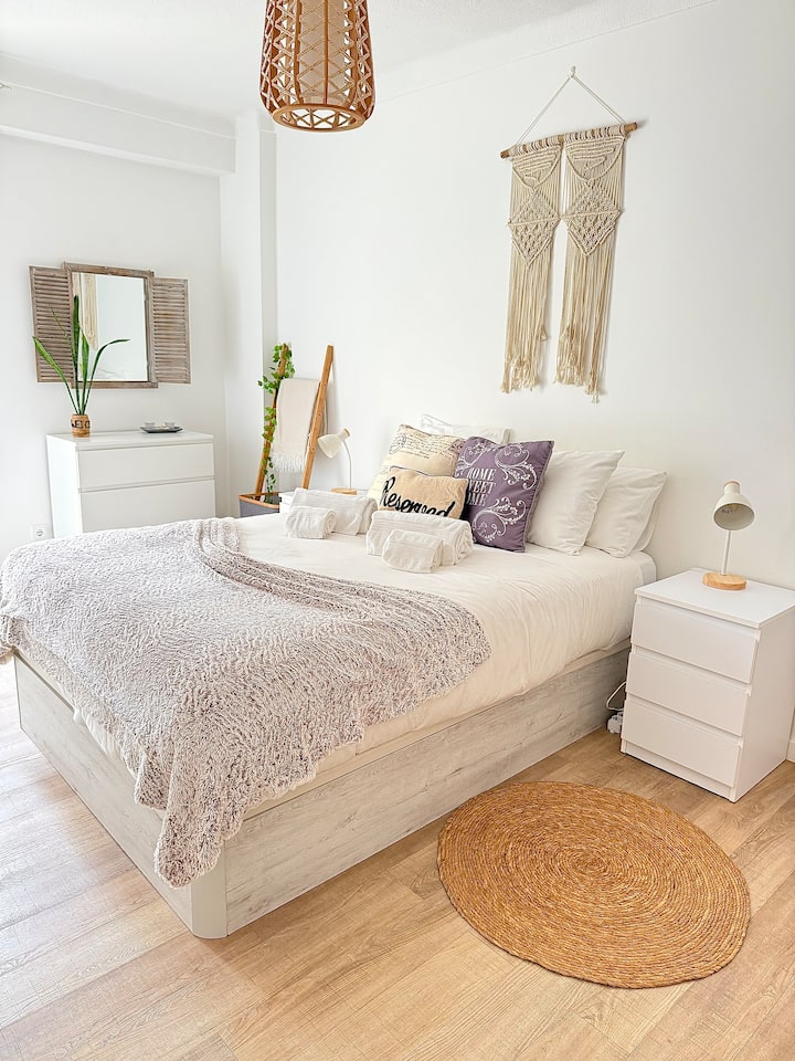 [Faro Center] Cozy Boho House With A/c & Wi-fi - Algarve