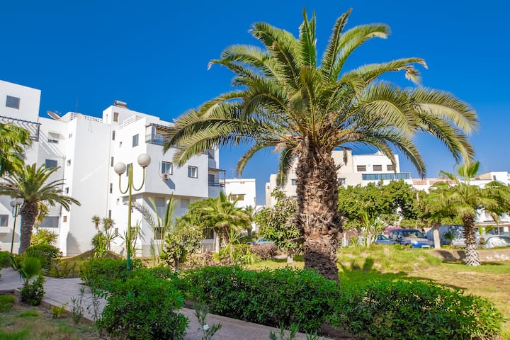 Cosy Calm Apartment, Parking, Garden - Agadir