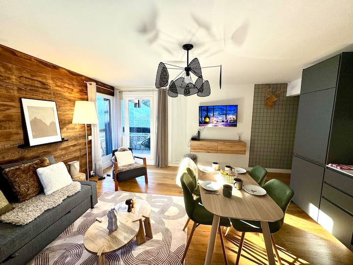 Charmant Appartement Rénové à Rochebrune 4pers - Megève