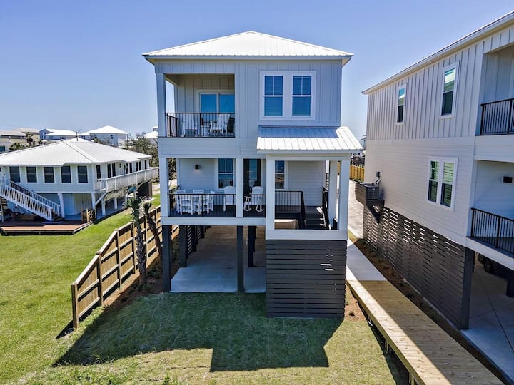 Sandpiper Cottages D Lagoon Boat Dock Pool - 格爾夫海岸