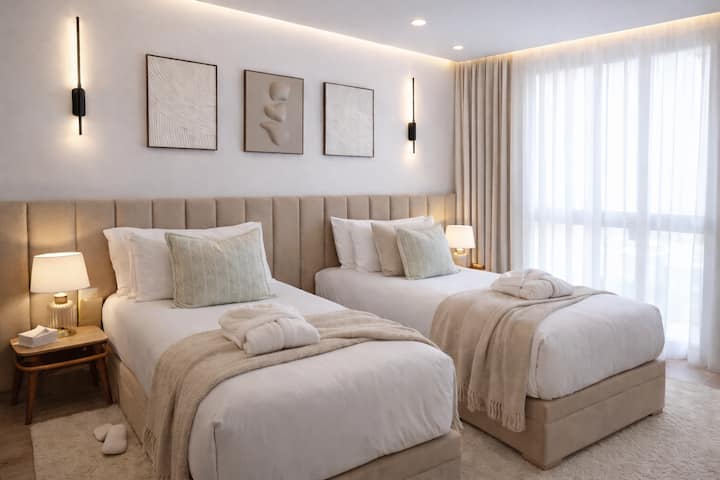 Luxury Apartment! 5 Mins From Beach, Mall, Station - Tánger