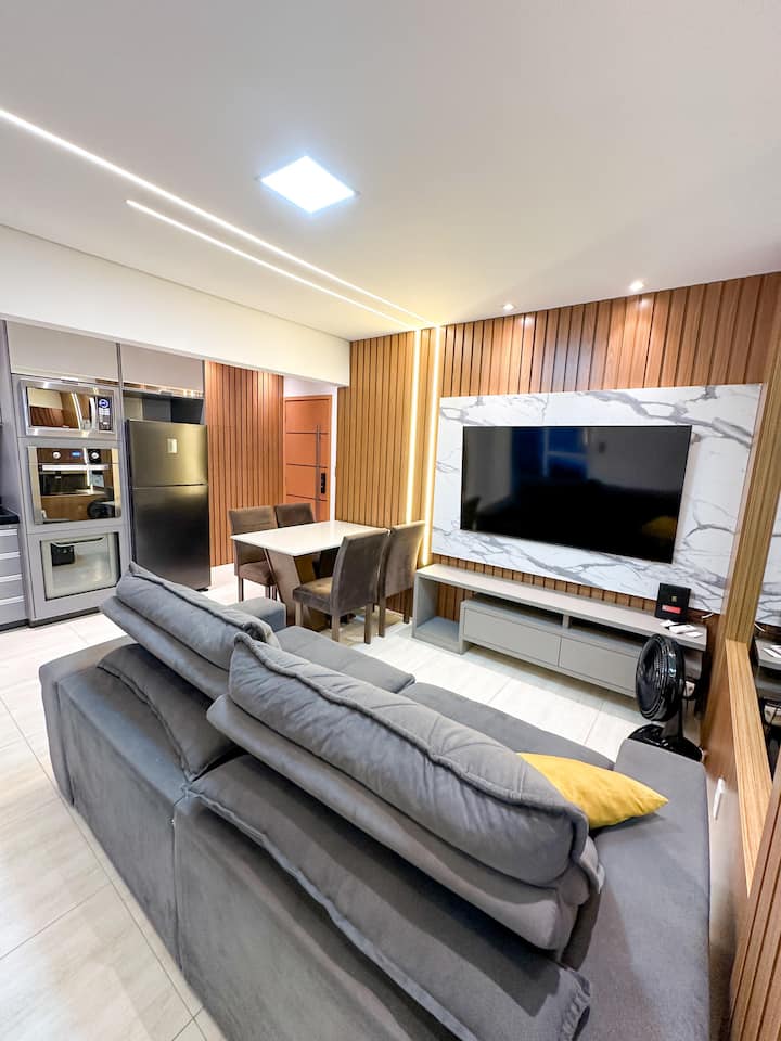 "Apartamento Vista Impecável Para O Mar" - Praia Grande