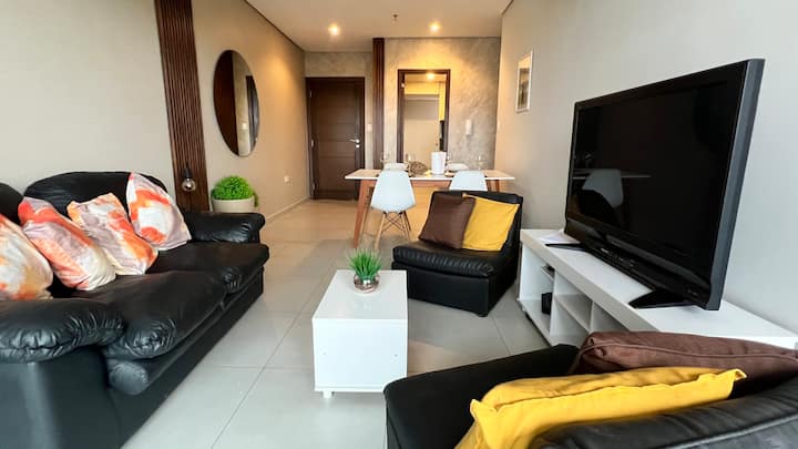 Departamento 2d Para 4 | Piscina+wifi |Villa Morra - Paraguay