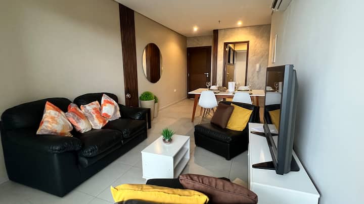 Departamento 2d Para 4 | Piscina+wifi |Villa Morra - Paraguay
