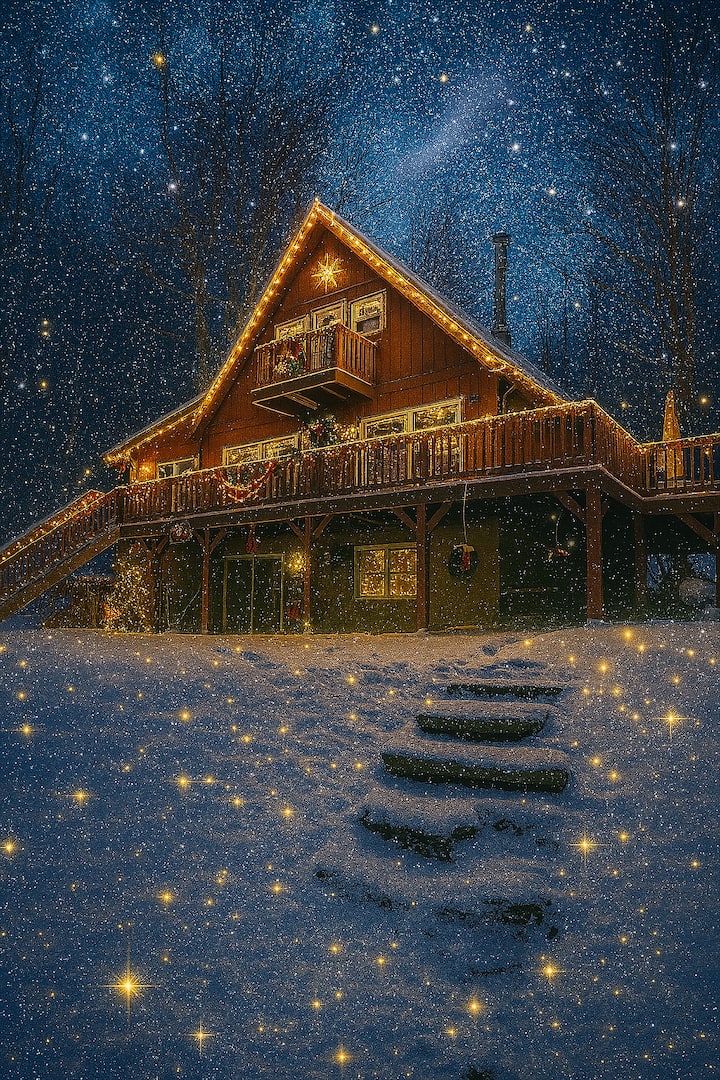 Ski Hill-snow Tubing: Streamside Chalet W/hot Tub - Lake Ariel, PA