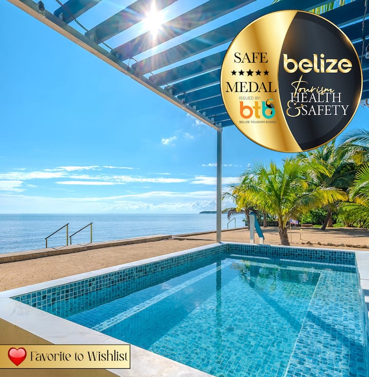 Villa De Plage, Piscine, Vélos, Planches à Pagaie - Belize