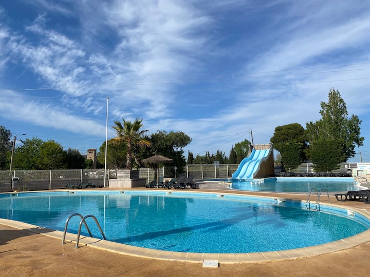 Mobil Home Dans Le Sud (34) Avec Piscine Et Mer - Vic-la-Gardiole