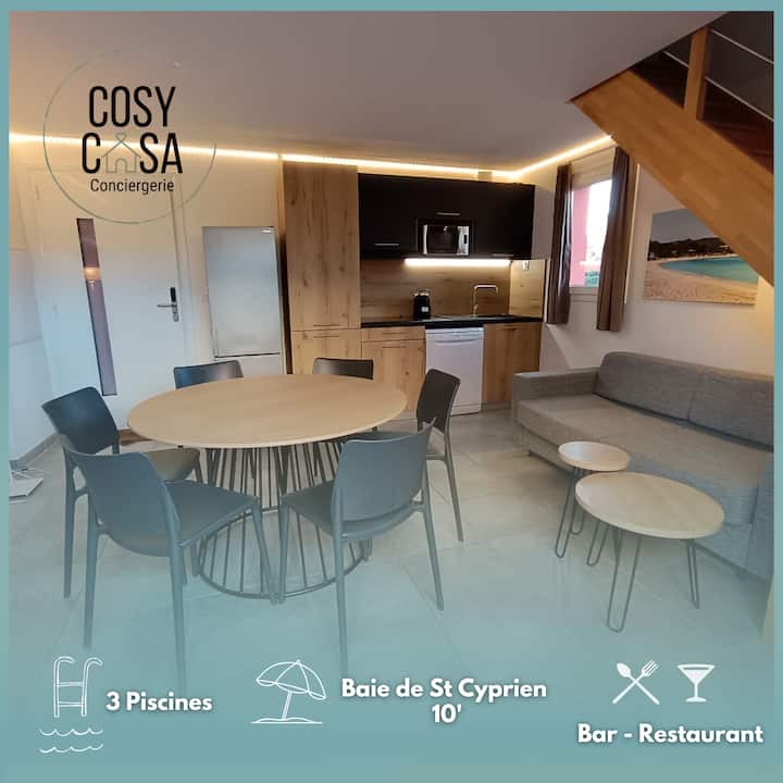 T3 Picchiarini, Clim, Piscines, Resto, 5' Plages - Porto-Vecchio