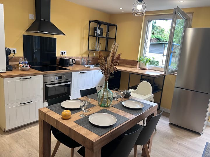 Le Mimosa Maison-jardin Dans Rennes- 2 Chambres - Chantepie