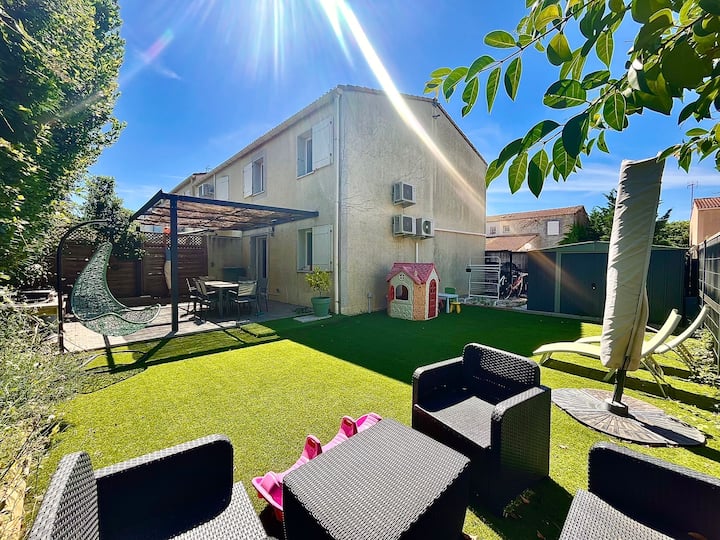 Maison Familiale Avec Jardin - Montpellier