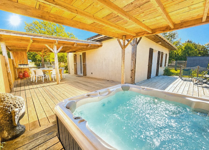 Maison Avec Spa En Bord De Forêt - Biscarrosse