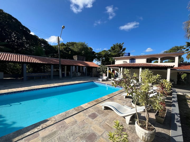 Maravilhoso Sítio Em Aldeia Com Piscina - Recife