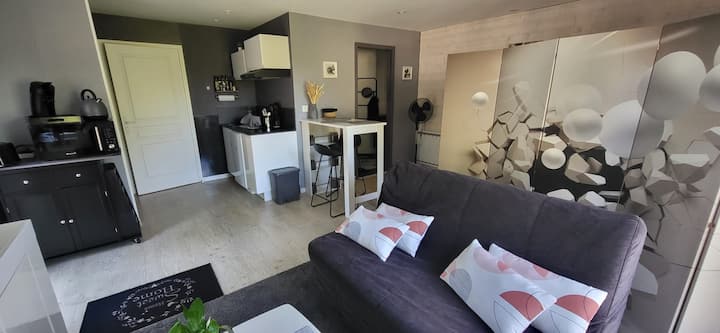 Studio Cocooning  ,Avec Accès Piscine Sur Demande - Bain-de-Bretagne